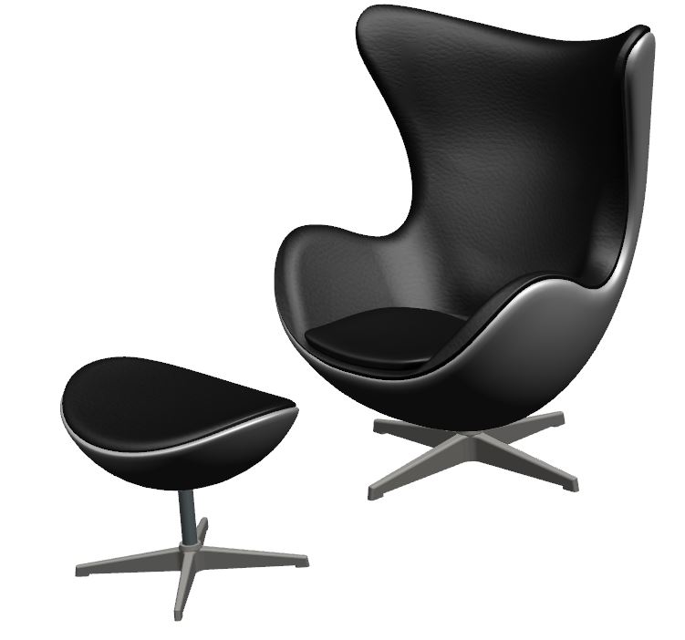 STL file The Egg Chair 🥚 ・Model to download and 3D print・Cults