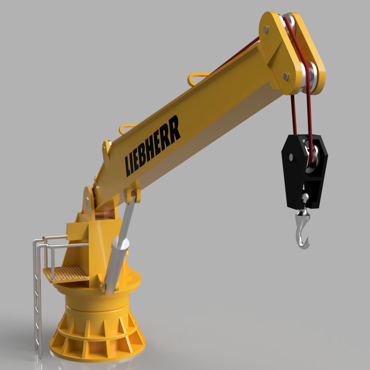 🏗️ Large detailed crane for model ships or boats on a scale of 1:36 ...