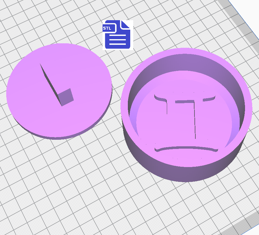 3D file Gemini Bath Bomb Mold Press ♊ ・3D printer design to download・Cults
