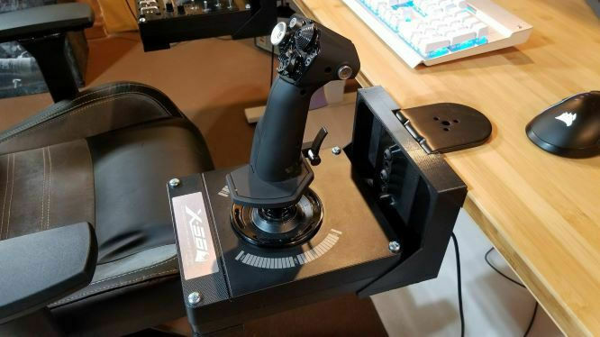 Free 3D file X55 X56 HOTAS Desk Clamp remix v3 🗜️ ・Template to download ...