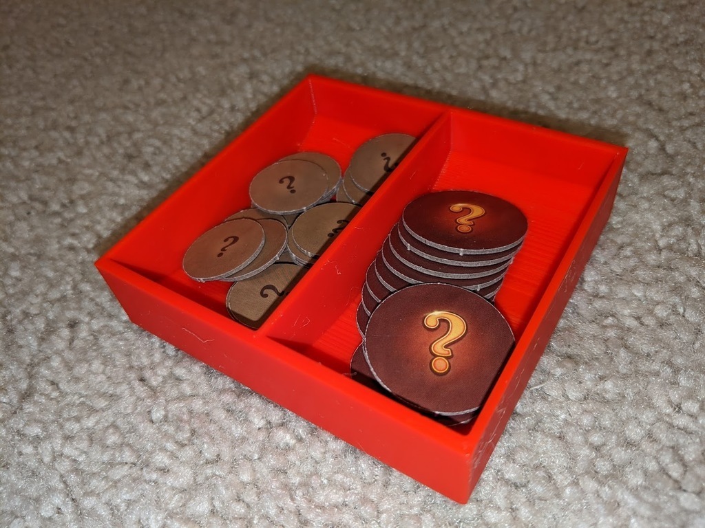 Free STL file Clank! Board Game Box Insert Organizer with Upper ...