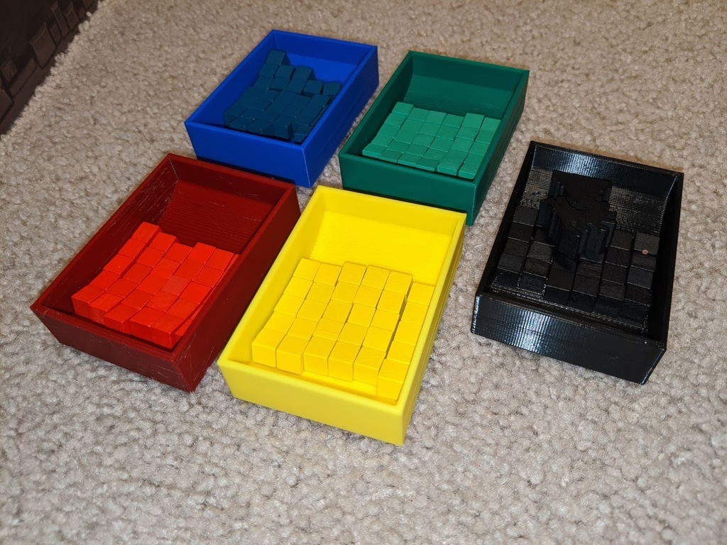Free STL file Clank! Board Game Box Insert Organizer with Upper ...