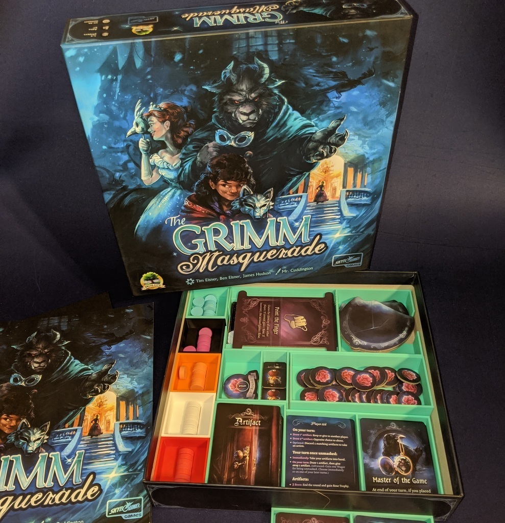 📦 The Grimm Masquerade Board Game Box Insert Organizer・Free STL File ...