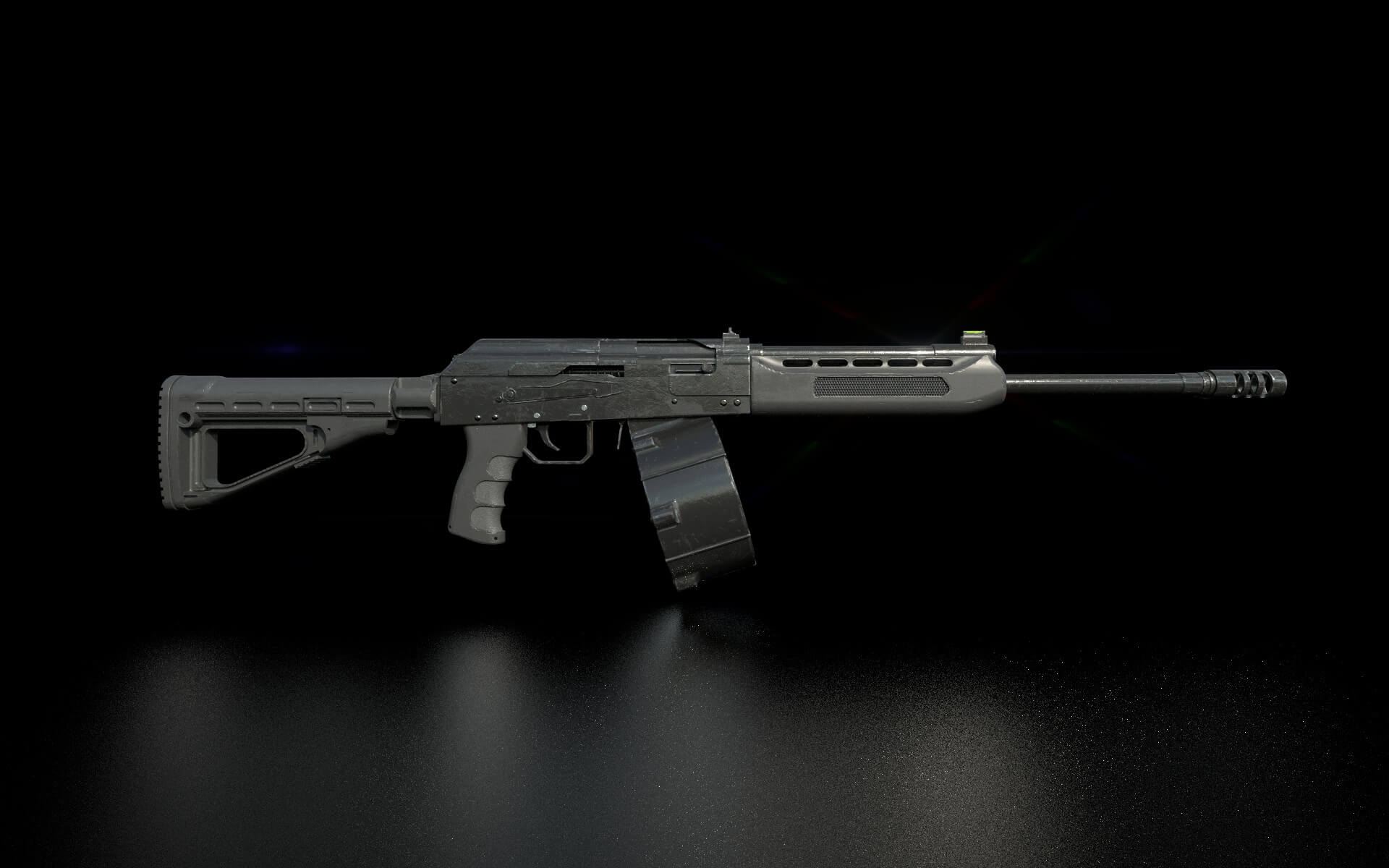 STL file Saiga-12 High Detail Gun Model 🔫 ・3D printer model to download ...