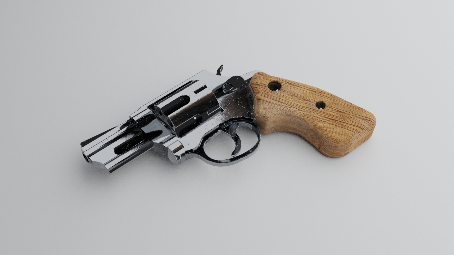 🔫 Revolver gun model・Free STL File for ・Cults