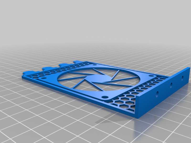 Free 3D file 70mm fan mount for expansion slots 🖥️ ・Template to ...