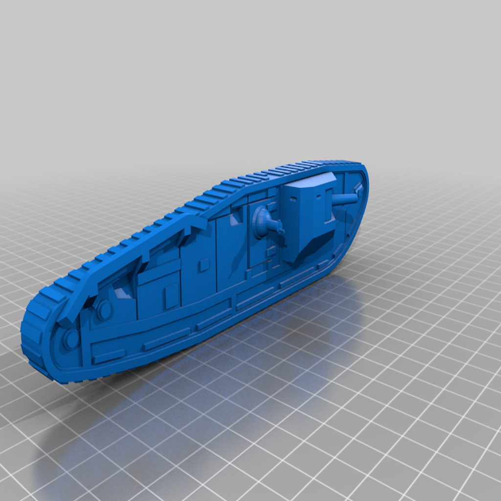 Archivo 3D gratis Tanque Indiana Jones y la Última Cruzada (Mark VIII) 1:56 / 28mm 🎲・Modelo para ...