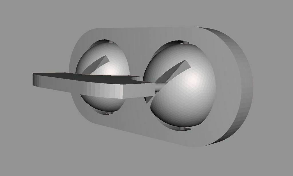 👁️ Puppet Side To Side Eye Mech・Free 3D File for ・Cults