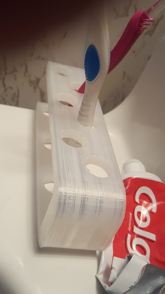 3D print Simple Toothbrush Holder・Cults