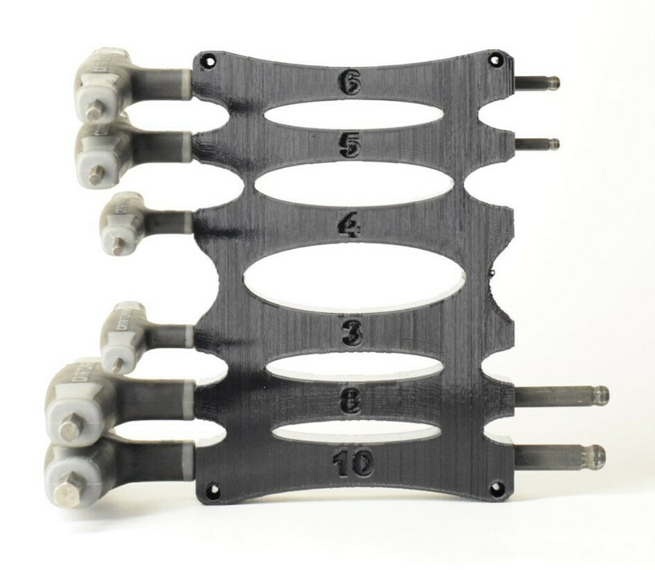 🔑 Hex Key Allen Key wall mount holder 3, 4, 5, 6, 8, & 10mm・Free 3D ...