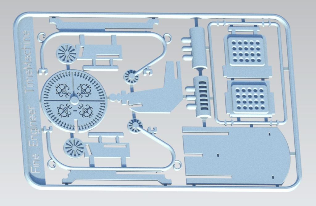 Free STL file The time Machine kit card HG Wells 🧸 ・3D printable model ...