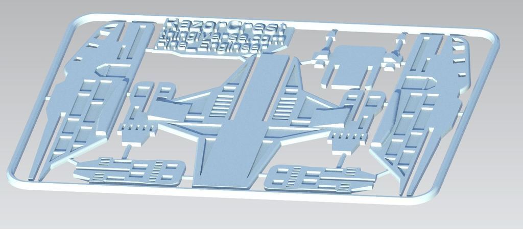 🪒 Razor Crest The Mandalorian Kit Card・Free STL File for ・Cults