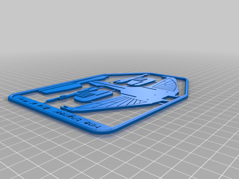 ⭐ Star Trek Klingon Bird of Prey kit card・Ücretsiz STL için dosya・Cults