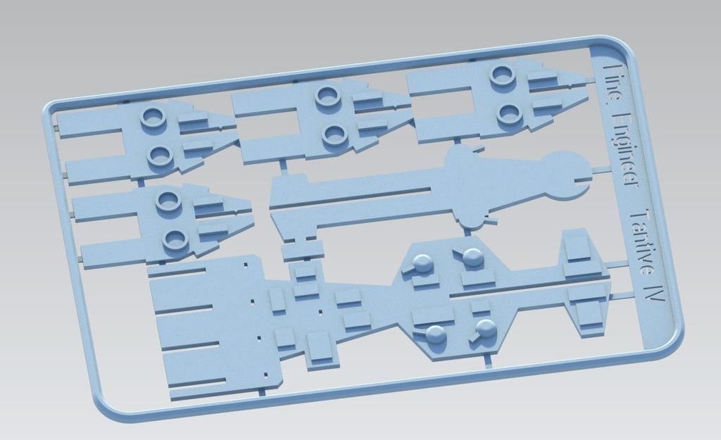 Free STL file Tantive IV blockade runner kit card ・Model to download ...