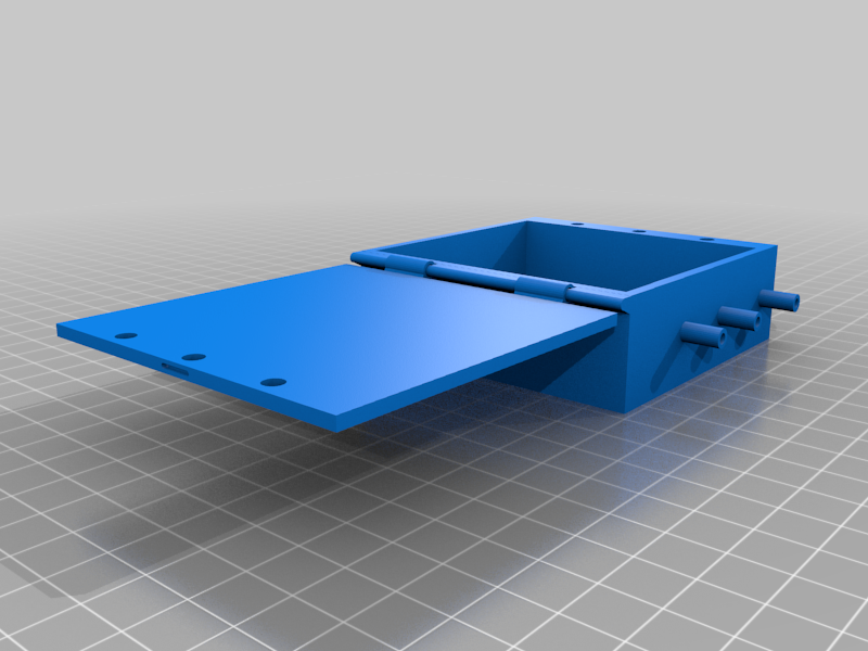 🧲 Magnet Box with Tackle Box Style Hinge・Free 3D File for ・Cults