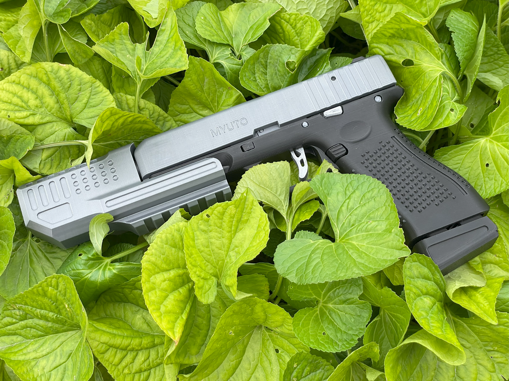 🔫 Myuto Flick 19X - Working Toy Gun (Glock 19X-like)・Free STL File for ...