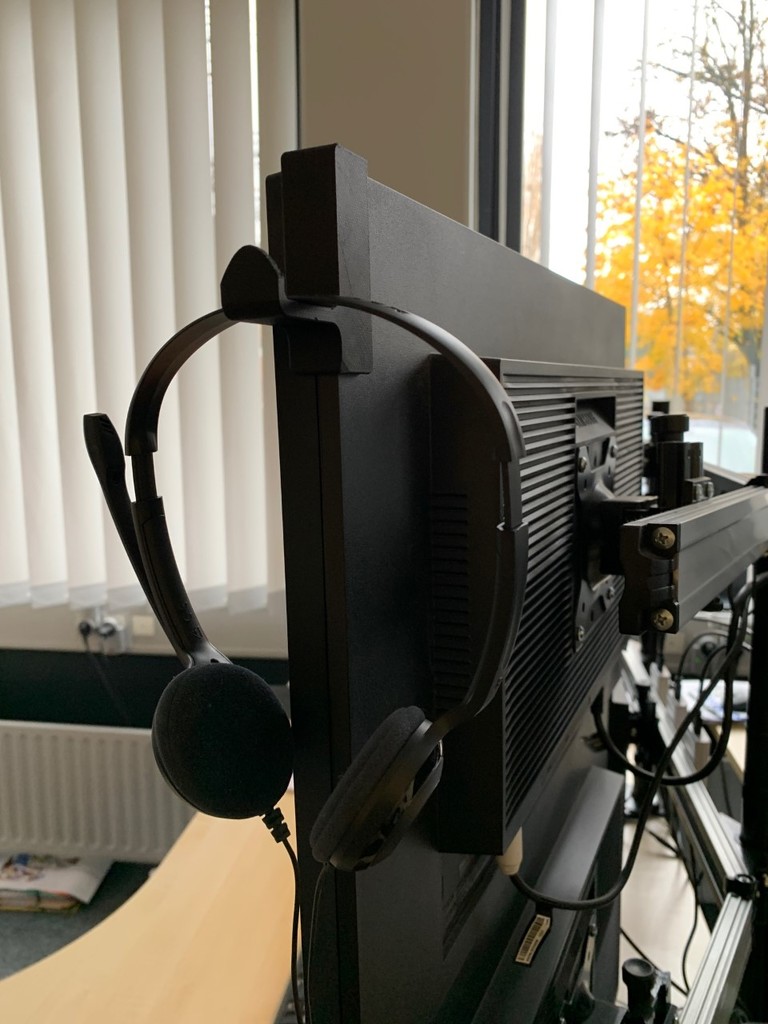 🪝 Headset hook for the monitor / Monitor Headset Hook・Free 3D File for ...