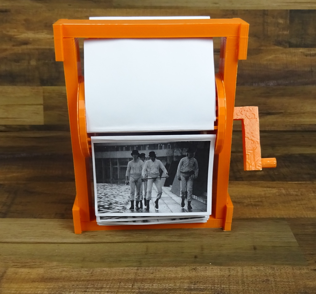 📚 3D Printed Flip Book Machine・Free 3D File for ・Cults