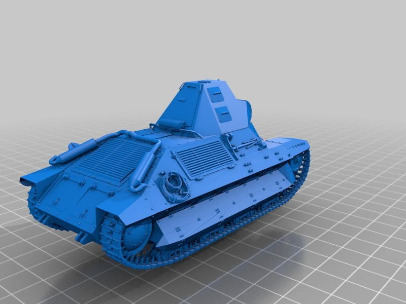 Free 3D file FCM 36 - Light tank Model 1936 FCM - tank 🪖 ・3D printer ...