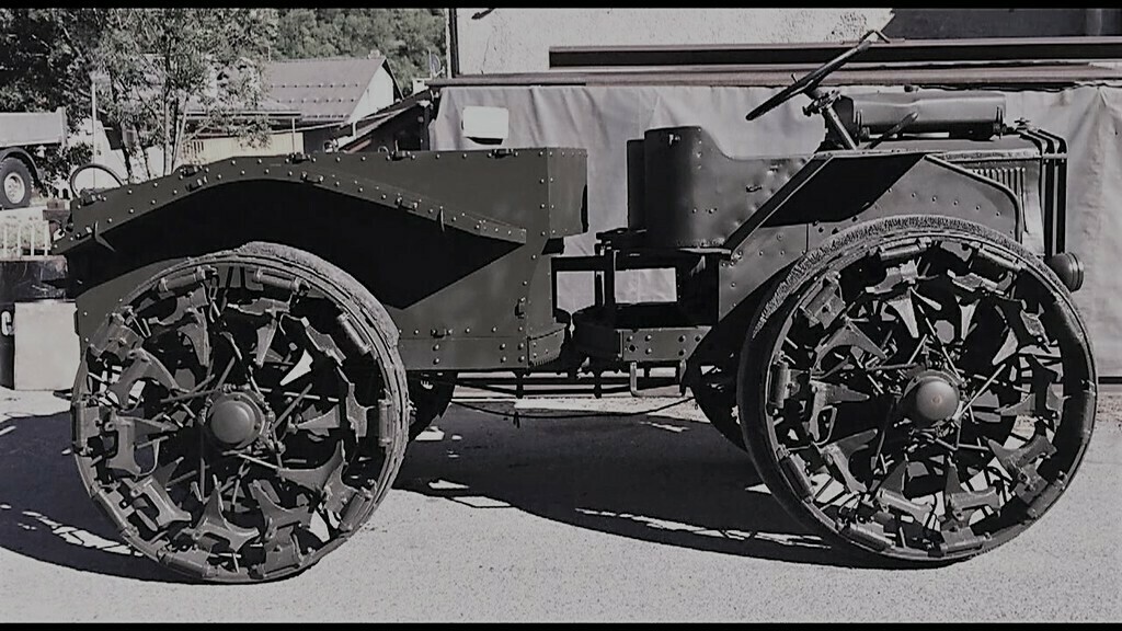 💯 Trattore Pavesi P4 -100 ruote artigliate - tank・Free 3D File for ・Cults