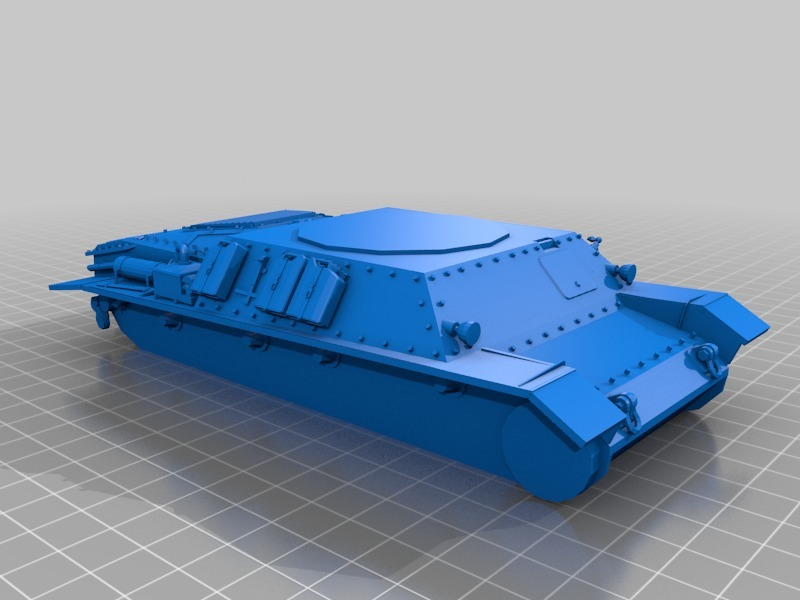 🪖 Carro P43 - tank・Free 3D File for ・Cults