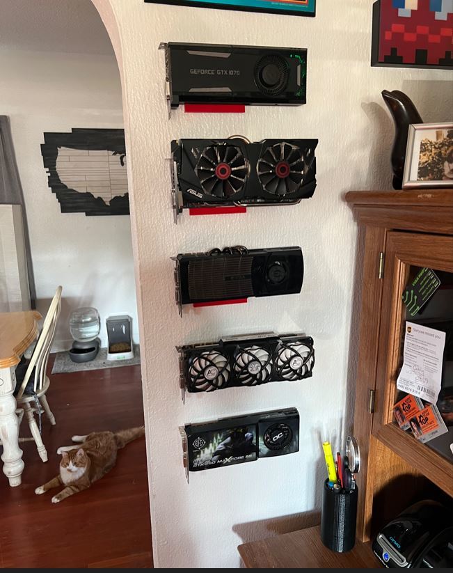 🏠 Graphics Card Wall Mount・Free 3D File for ・Cults