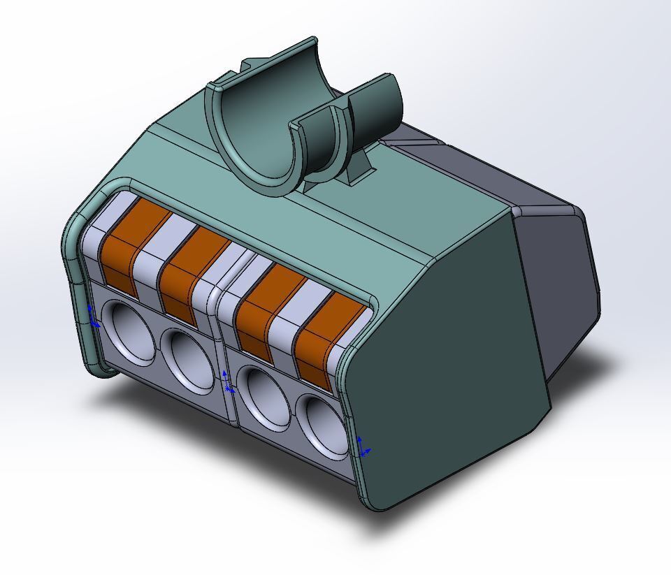 Free STL file Wago Holder 🖨️ ・3D print design to download・Cults