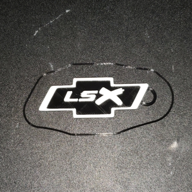 🔑 LSX Chevy Key Chain・Free 3D File for ・Cults
