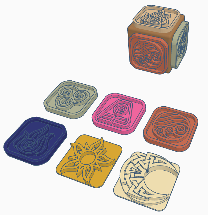 Archivo 3D gratuito Zen Garden Stamp Cube 🎨 ・Objeto imprimible en 3D ...
