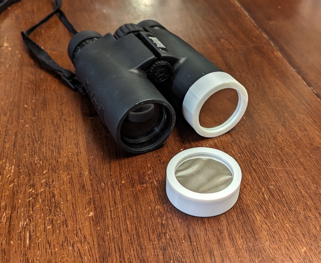 Free 3D file Binocular Solar Filter Lens Caps ☀️ ・Model to download and ...
