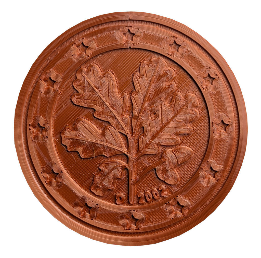 Archivo 3D gratis Coin coaster Euro 2 cent 🪙 ・Plan de la impresora 3D ...