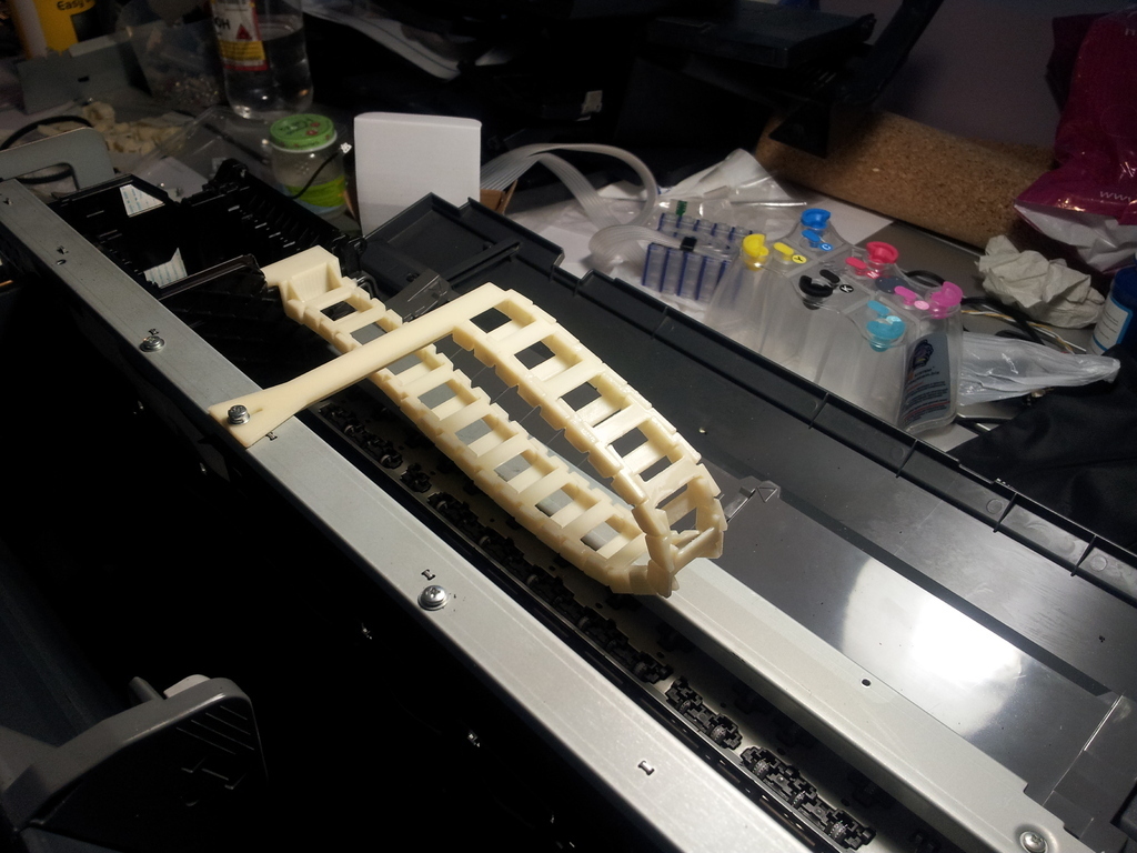 Free 3D file Cable chain for CISS epson 1410 🔌 ・Template to download ...