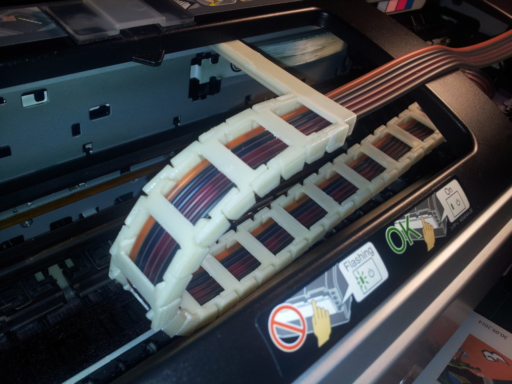 Free 3D file Cable chain for CISS epson 1410 🔌 ・Template to download ...