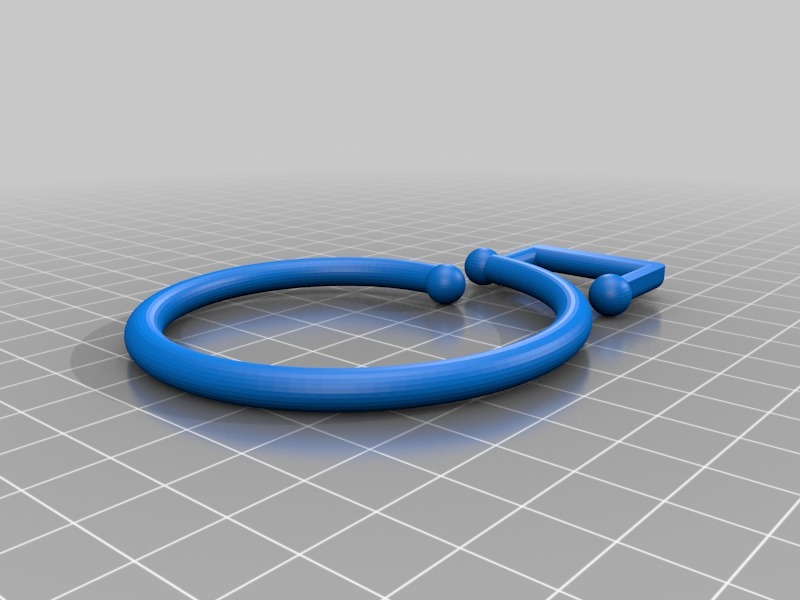 🚿 Shower Curtain Ring Clip・Free 3D File for ・Cults
