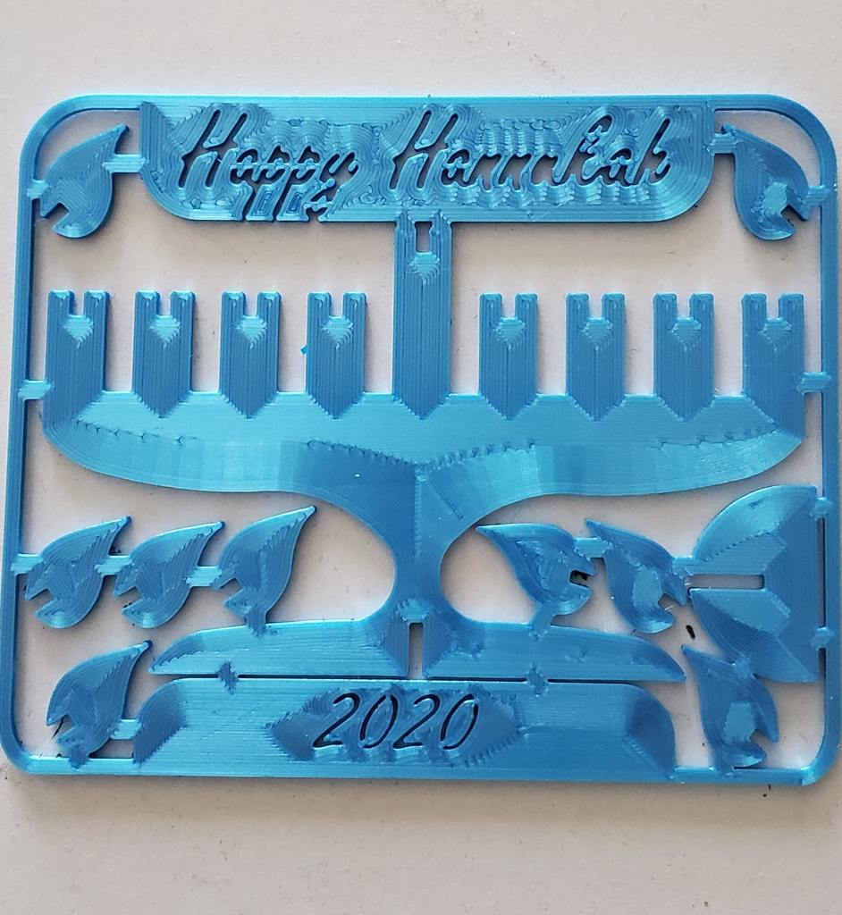 Free 3D file Menorah Kit Card 🕎 ・Object to download and to 3D print・Cults