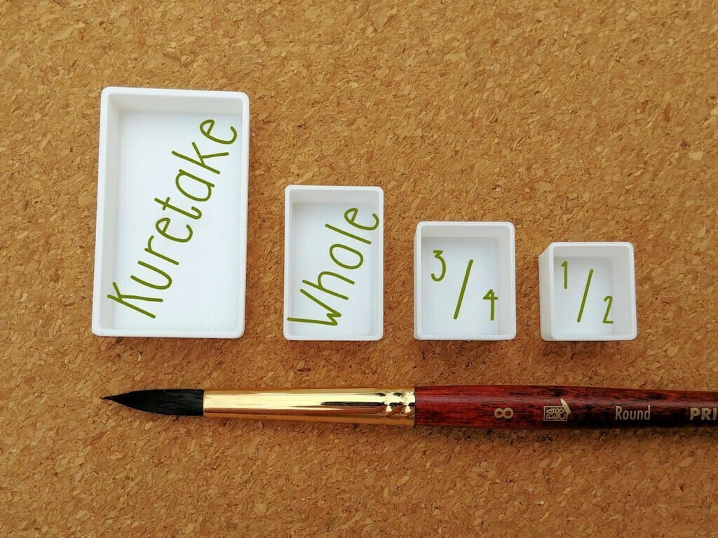 Free 3D file HALF PANS & WHOLE PANS for Watercolor or Gouache Paint ...