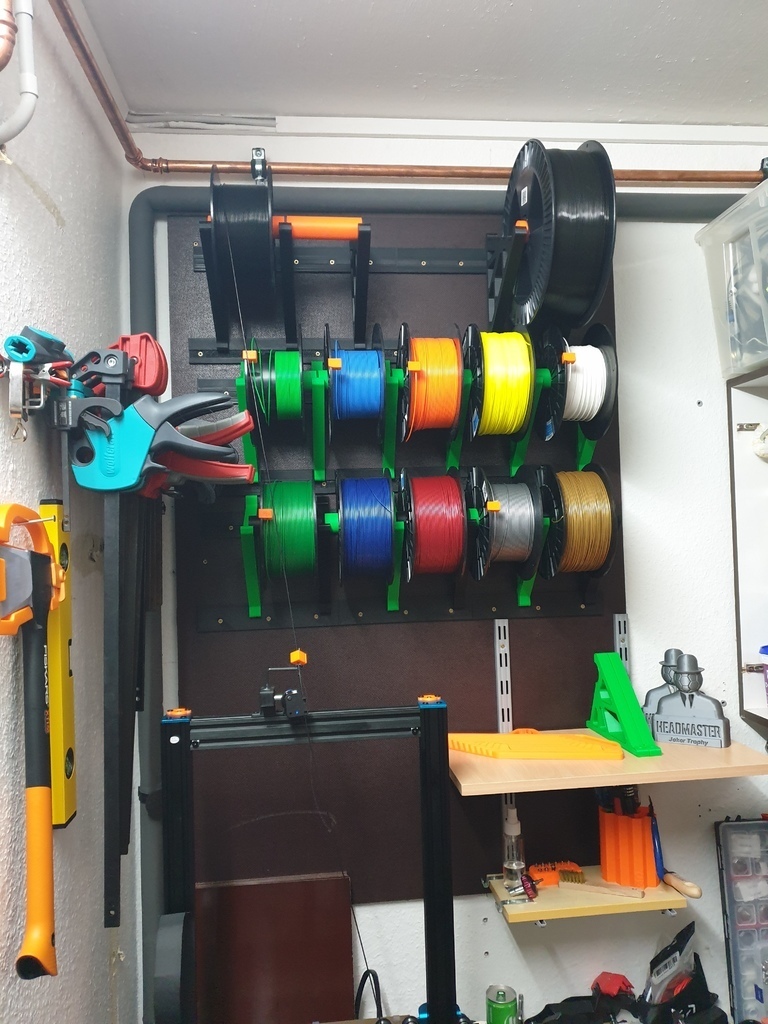 3D-Datei Filament Spool Wandhalterung French Cleat 🪢 kostenlos・Modell ...