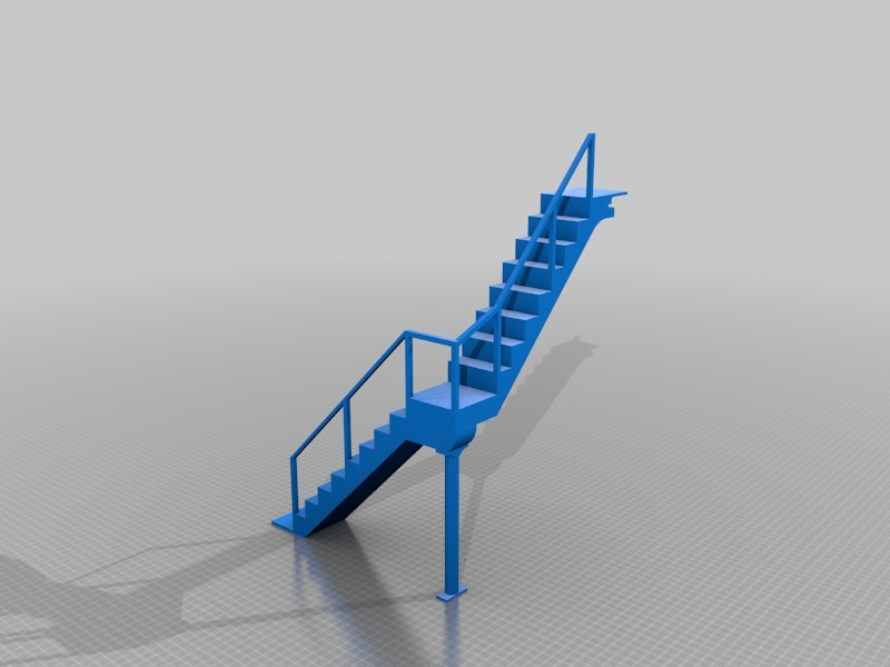 Free 3D file Stairs for Dollhouse 🦸 ・3D printing template to download・Cults