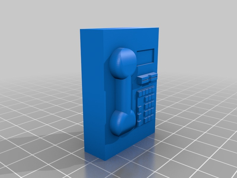 Free 3D file Phone booth 1:10 scale 📞 ・Template to download and 3D ...
