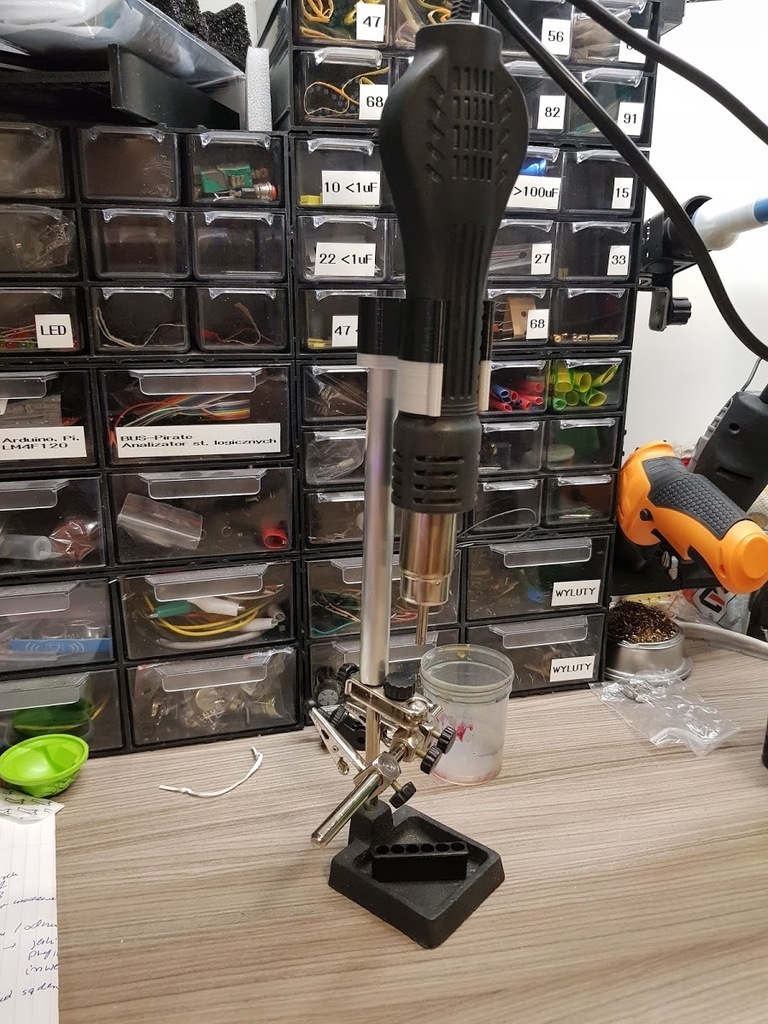 Free 3D file Zhaoxin 858D vertical holder ⚙️ ・3D print design to ...