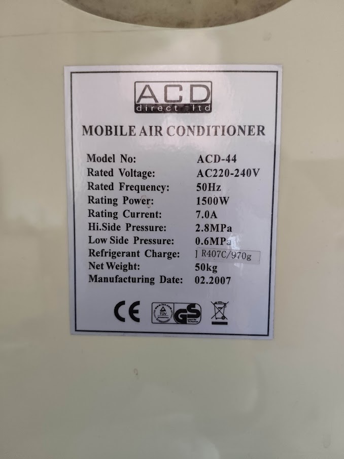 🏠 ACD Direct (ACD-44) Mobile Aircon 150mm Vent/Hose Interface・Free 3D ...