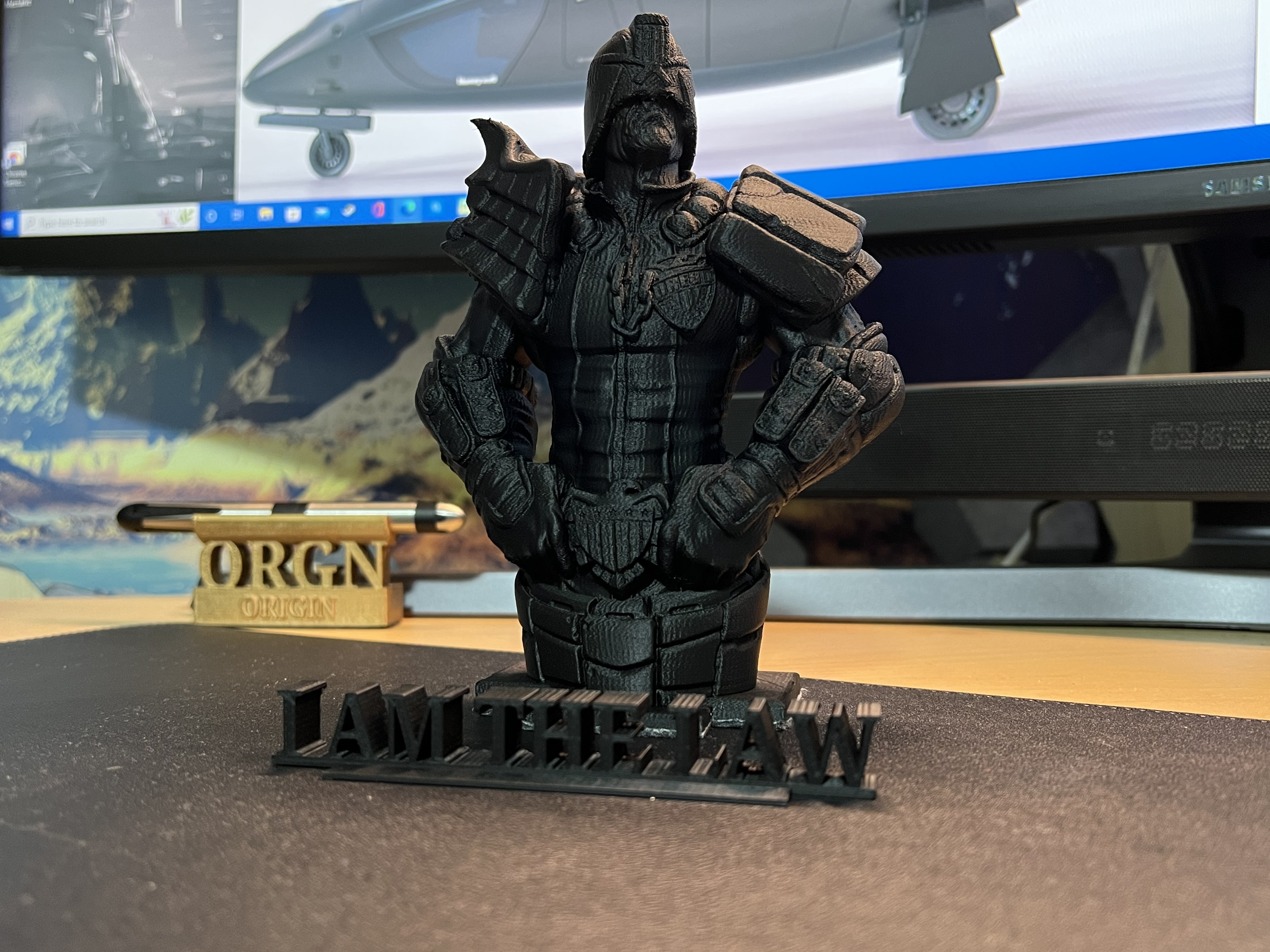 3D printable Judge Dredd (fan art)・Cults