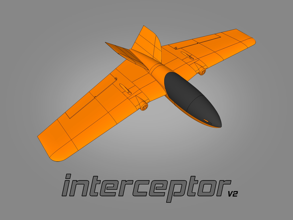🚁 Interceptor V2・Free 3D File for ・Cults