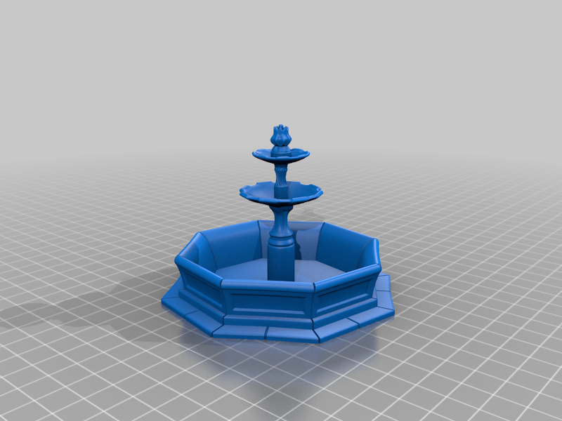 ⛲ Garden Fountain・Free 3D File for ・Cults