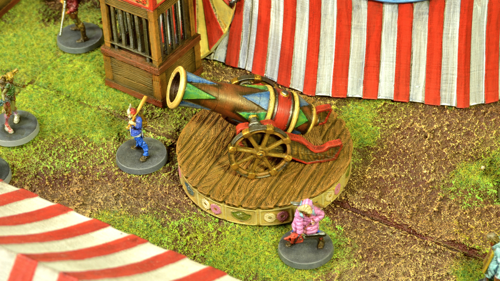 🎪 Circus Cannon・Free 3D File for ・Cults