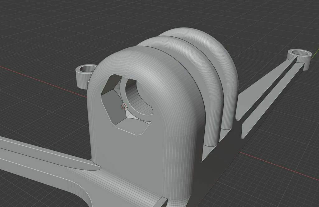 🔩 DJI FPV drone GOPRO - Action cam Mount (M5 Nut)・Free STL File for 3D ...