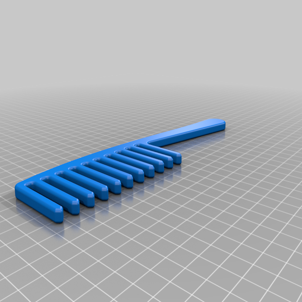 Free 3D file Hair_Comb_wide-tooth 🏠 ・3D printer model to download・Cults