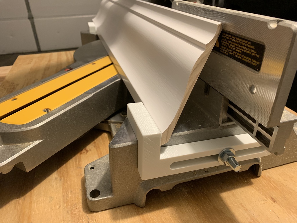 👑 Crown Stops for Dewalt Mitre Saw・Free 3D File for ・Cults