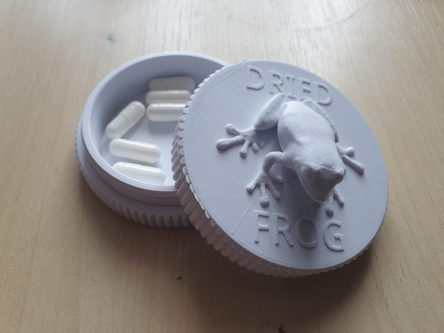 3D printed カエル（Frog）3Dデータ・Cults