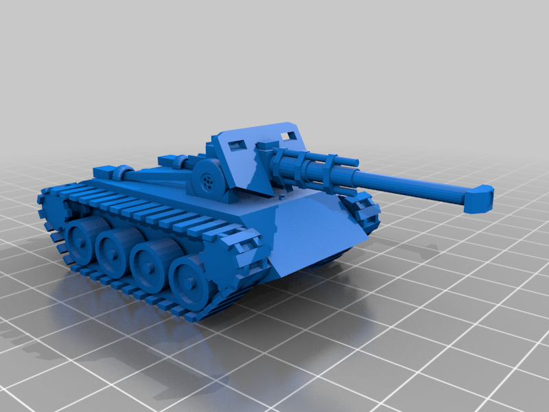 Бесплатный 3D файл XM-88 танковый эсминец v2 🧞‍♂️ ・3D-печатный объект ...